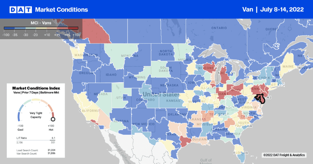 Dry Van Report: Import volumes continue to climb - DAT Freight ...