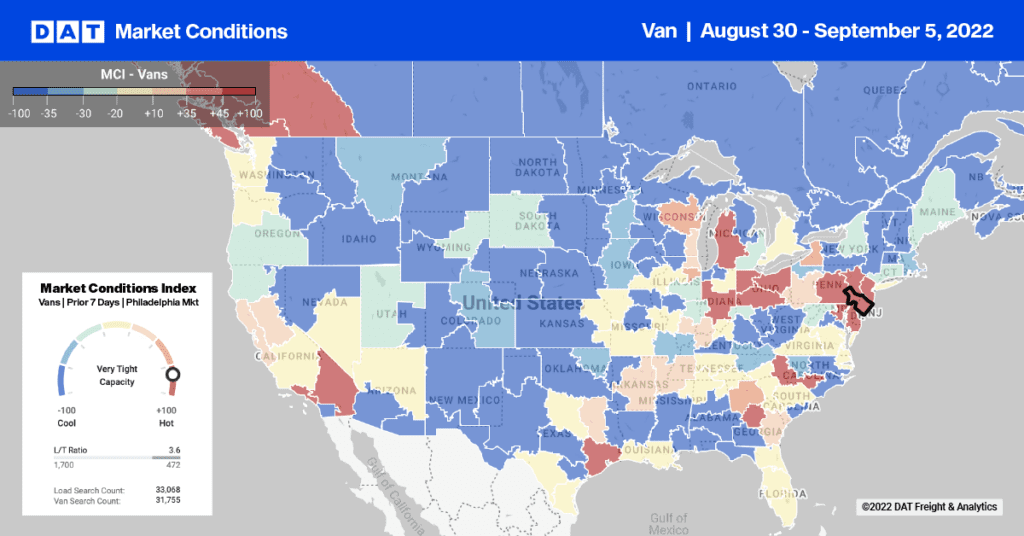 Dry Van Report: U.S. truckload tonnage up as the Canadian market ...