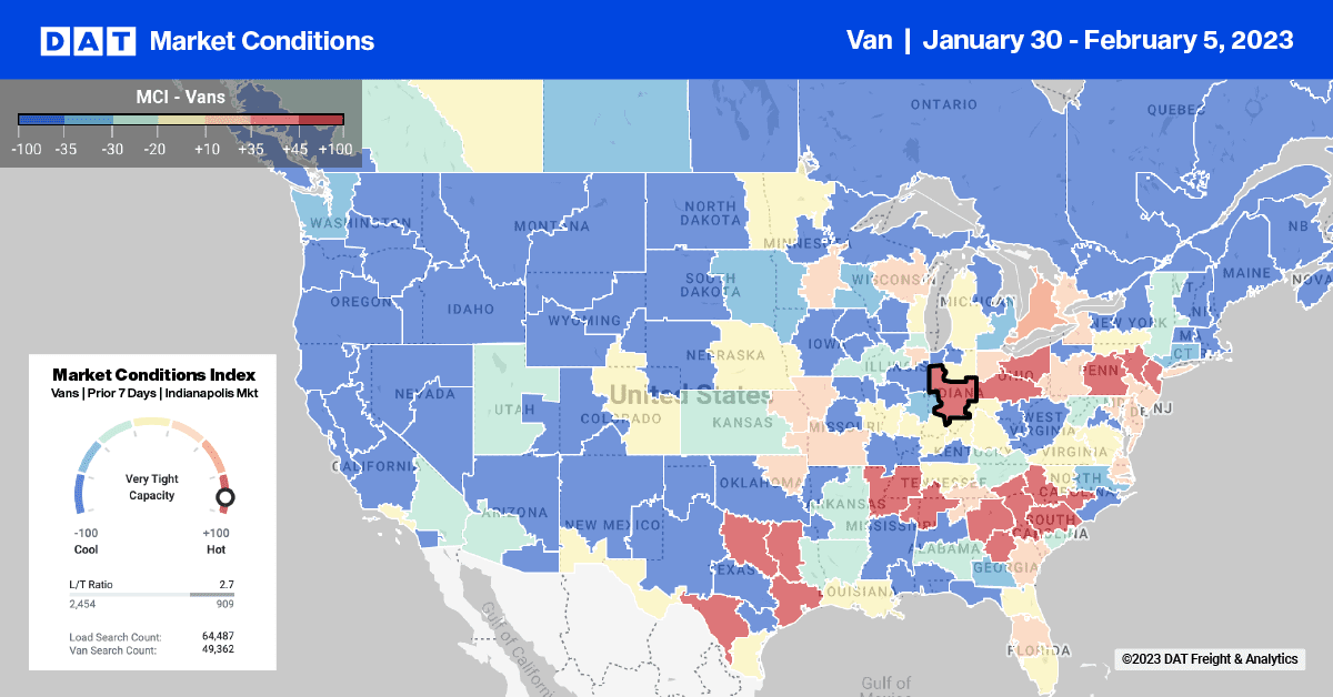 Dry Van Report: Freight markets along I-10 see growing truckload demand ...