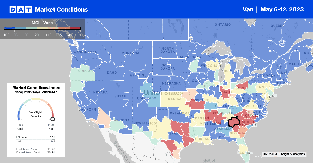 Dry Van Report: LTL volumes show softness early in 2023 - DAT Freight ...