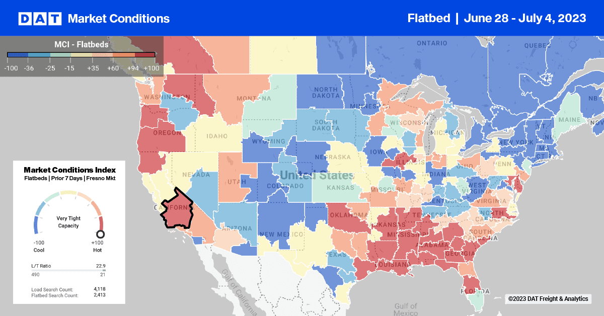 Hot Market Maps - DAT Freight & Analytics - Blog