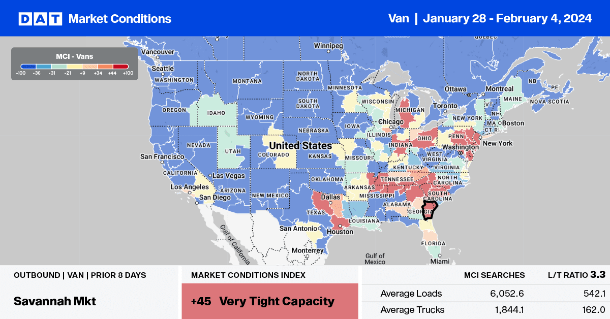 Dry Van Report: Factory growth boosts truckload demand in Columbus ...
