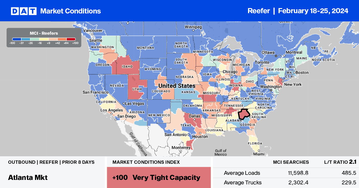 Reefer Report: Savannah holds the number one spot for East Coast reefer ...