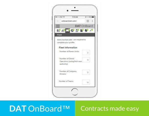 New Carrier Onboarding Software: Fast, Accurate, 100% Mobile - DAT ...