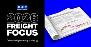DAT 2026 Freight Focus: Gradual recovery expected for transportation providers as AI reshapes ...